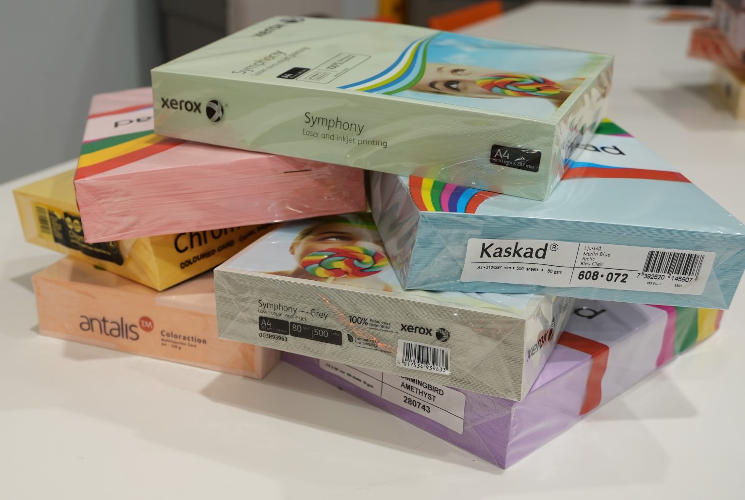 A4 and A3 Colour Paper - The Shop